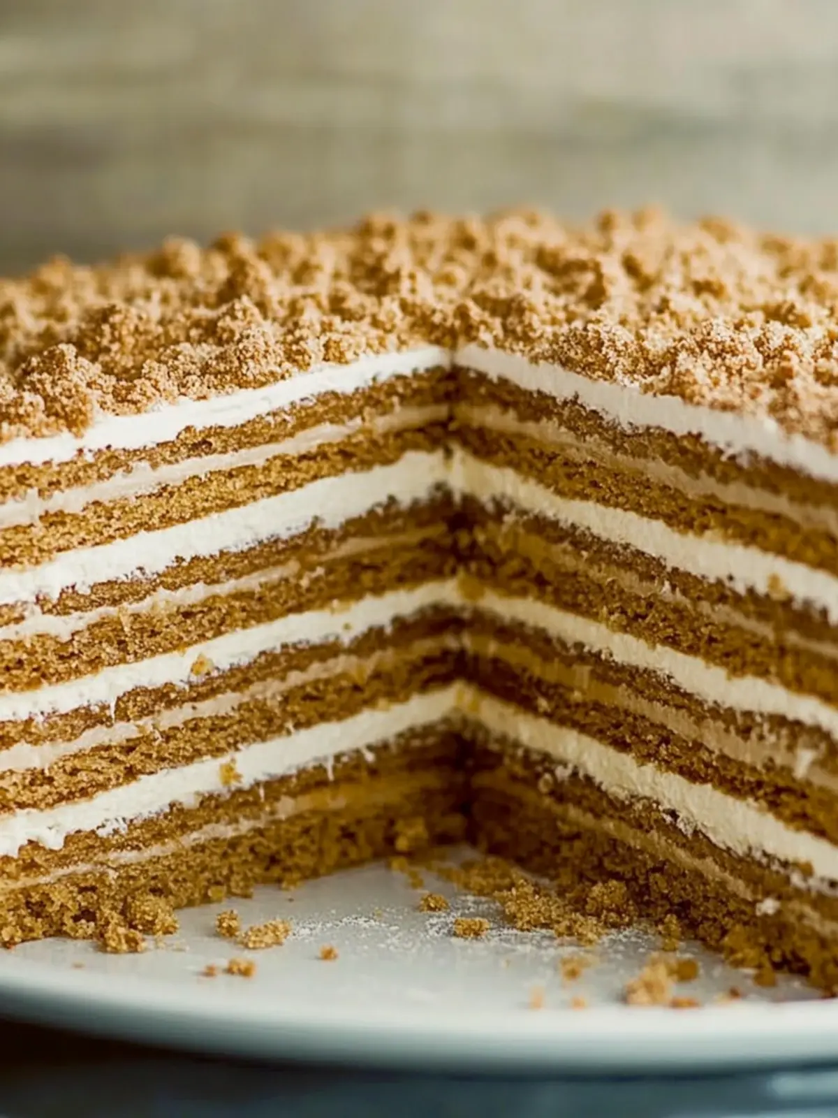 Irresistible Russian Honey Cake with Delicious Icing