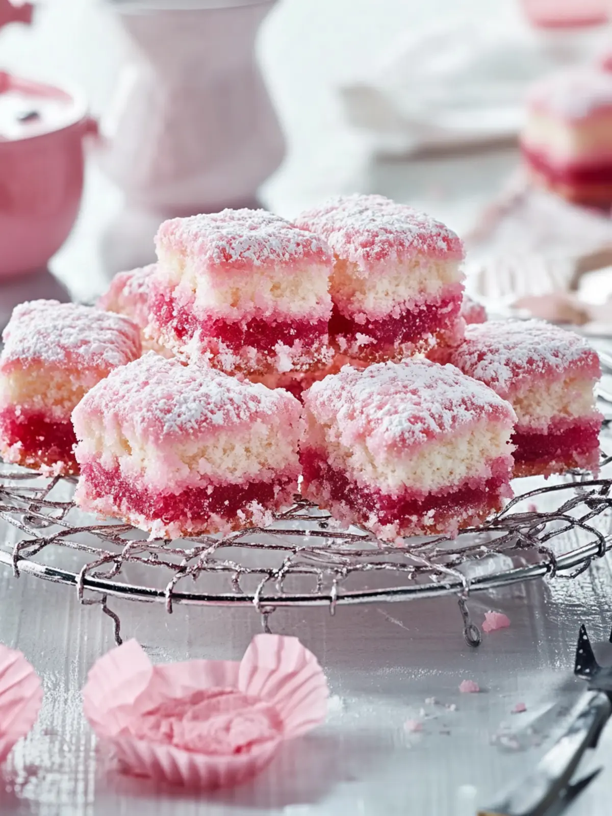 Irresistible Pink Jelly Cakes: A Delicious Australian Classic