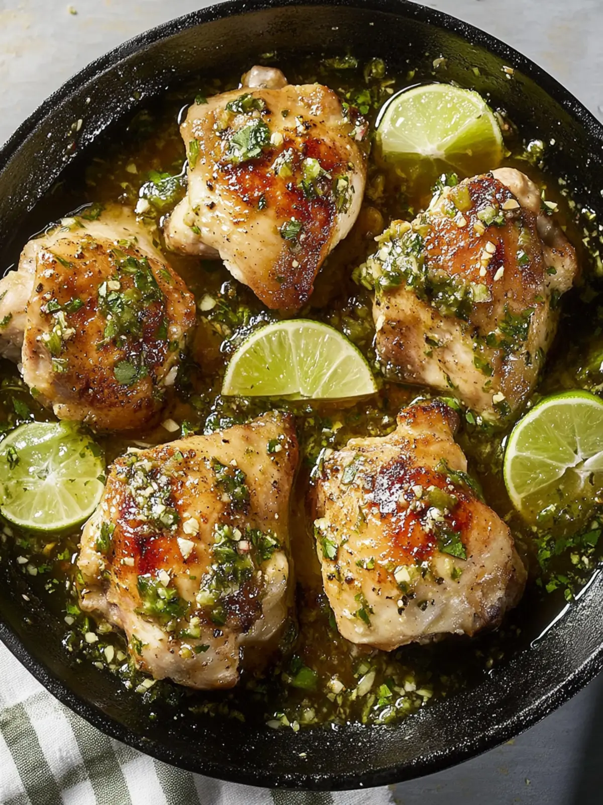 Savor Garlic-Lime Chicken Thighs for a Zesty Dinner Delight – knedir ...