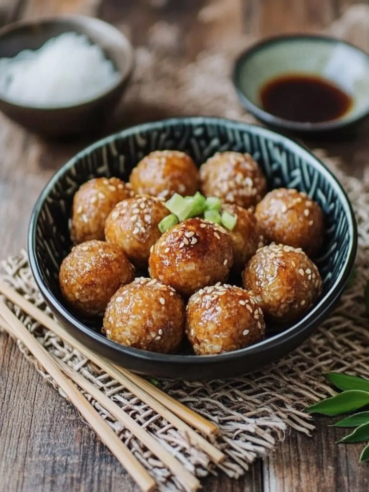 Delicious Chinese Fried Gluten Balls Stuffed with Umami Goodness