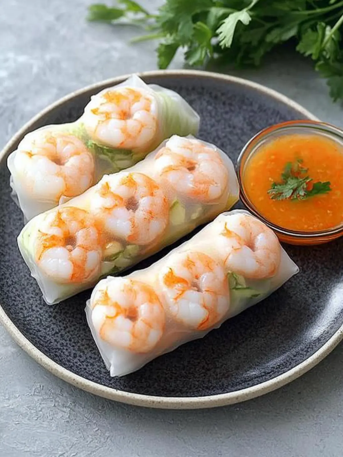 Delicious Shrimp Spring Rolls with Creamy Peanut Sauce Magic – knedir ...