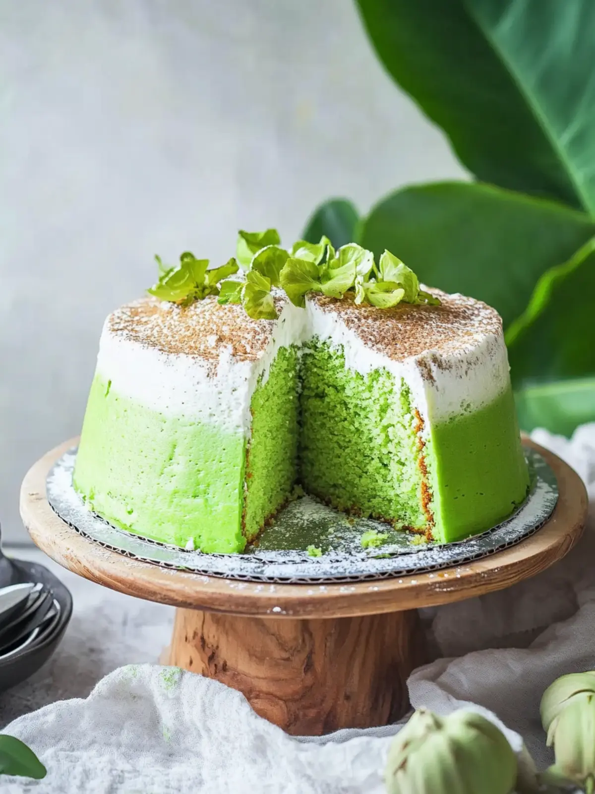 Fluffy Pandan Chiffon Cake: A Must-Try Vegan Delight – knedir Recipes