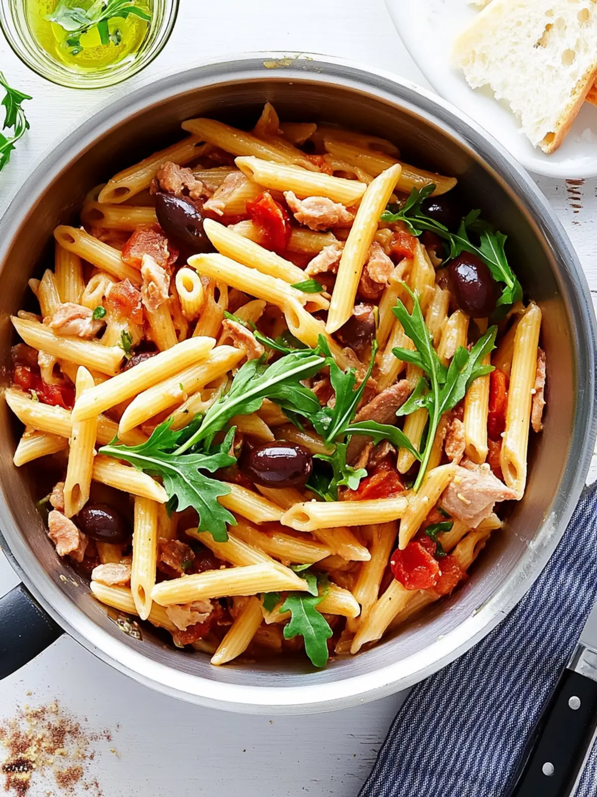 Tuna Rocket and Olive Penne: Quick Pasta Bliss in 30 Minutes – knedir ...