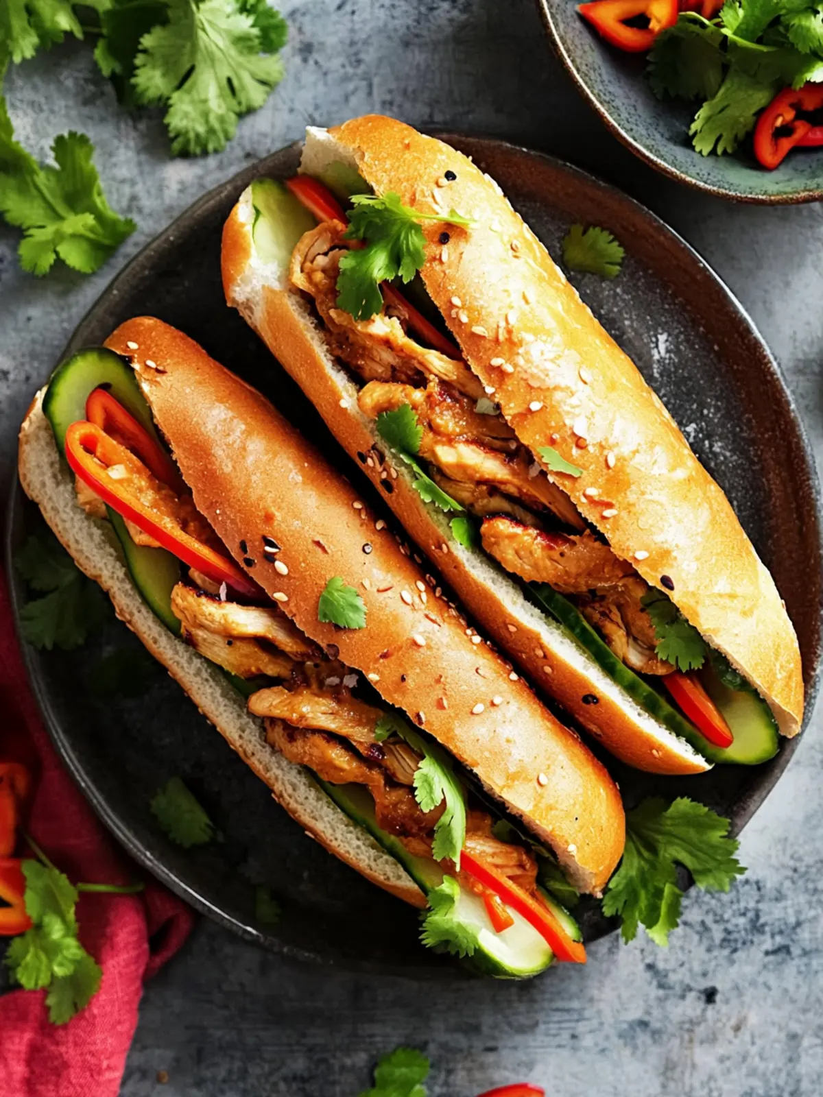 Delicious Malaysian Chicken Satay Banh Mi: Easy Fusion Recipe