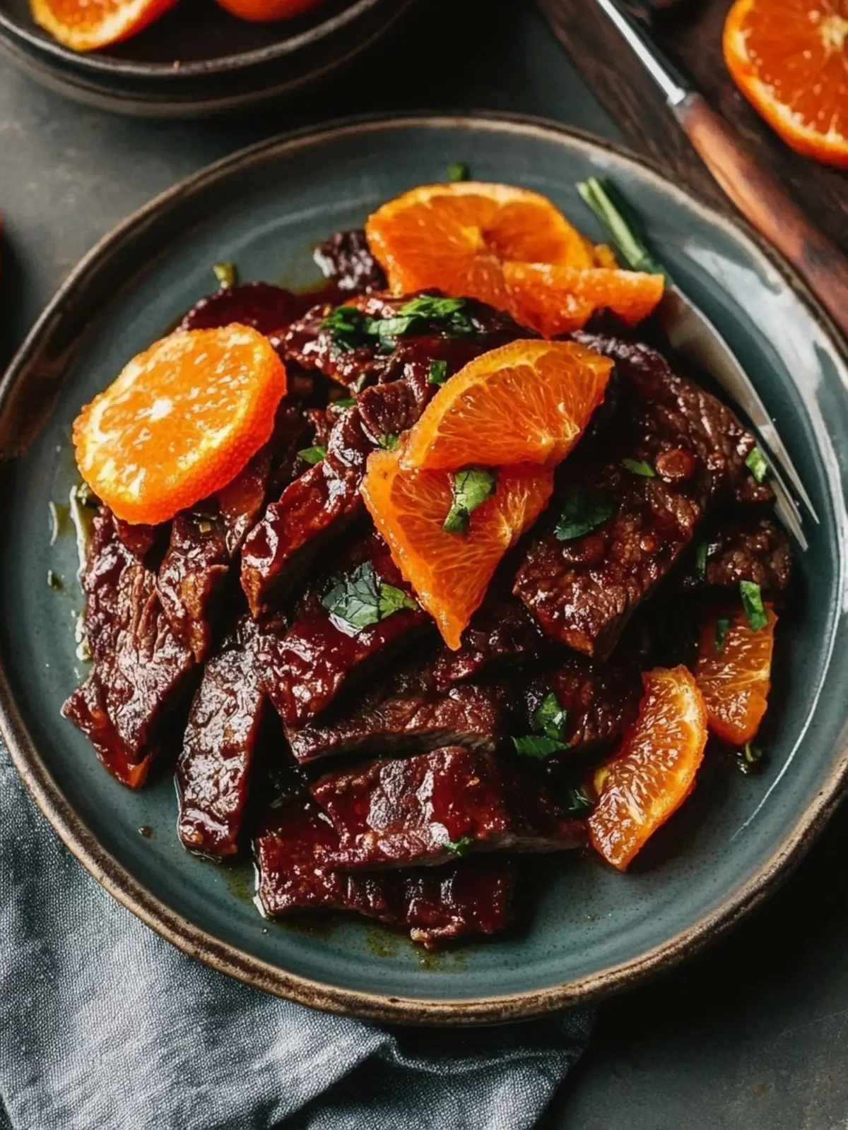 Zesty Tangerine Beef Stir-Fry for a Festive Feast – knedir Recipes