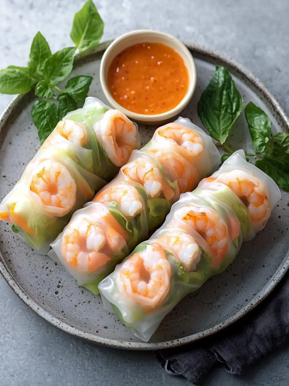 Delicious Shrimp Spring Rolls with Creamy Peanut Sauce Magic – knedir ...