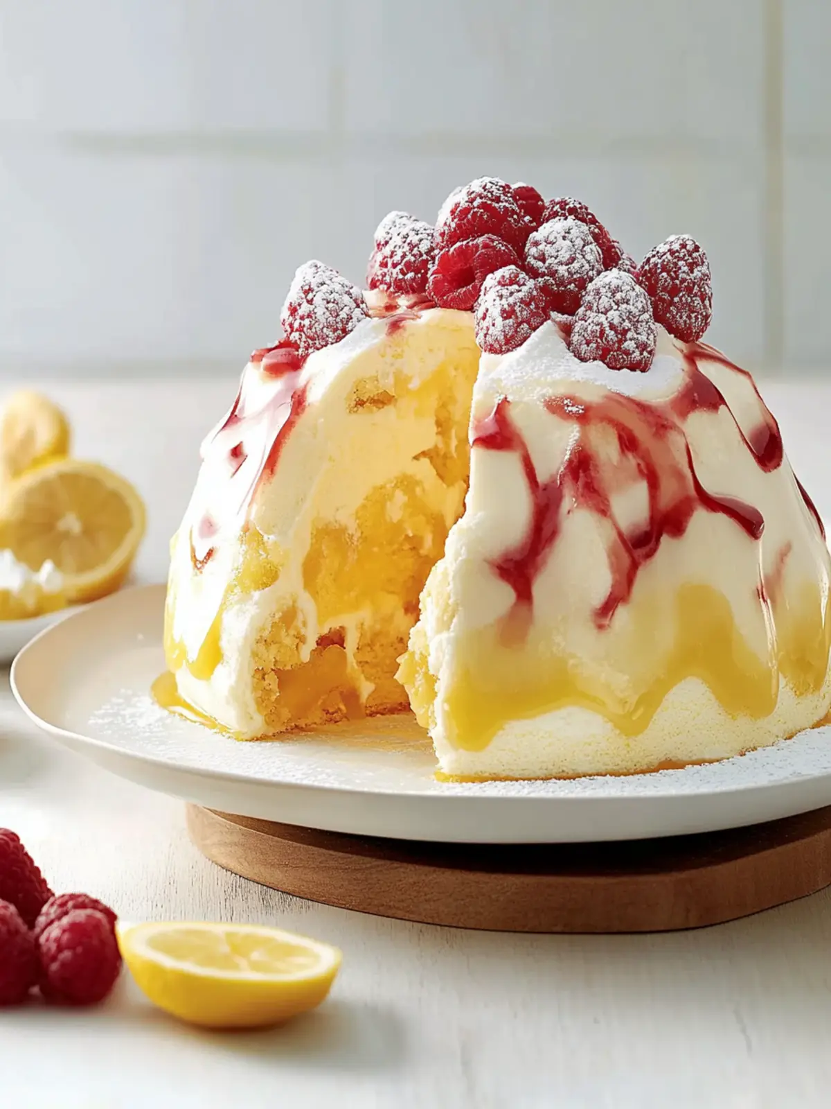 Lemon Curd Bombe Alaska: A Showstopping Delight at Home – knedir Recipes