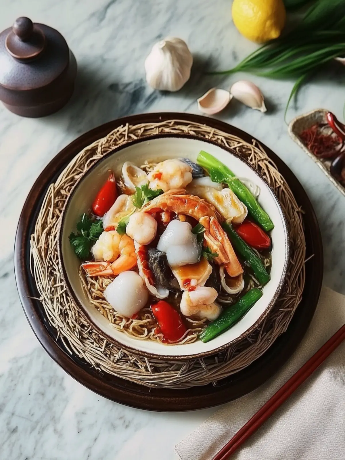 Chinese Seafood Bird’s Nest – Celebrate with Flavorful Elegance ...