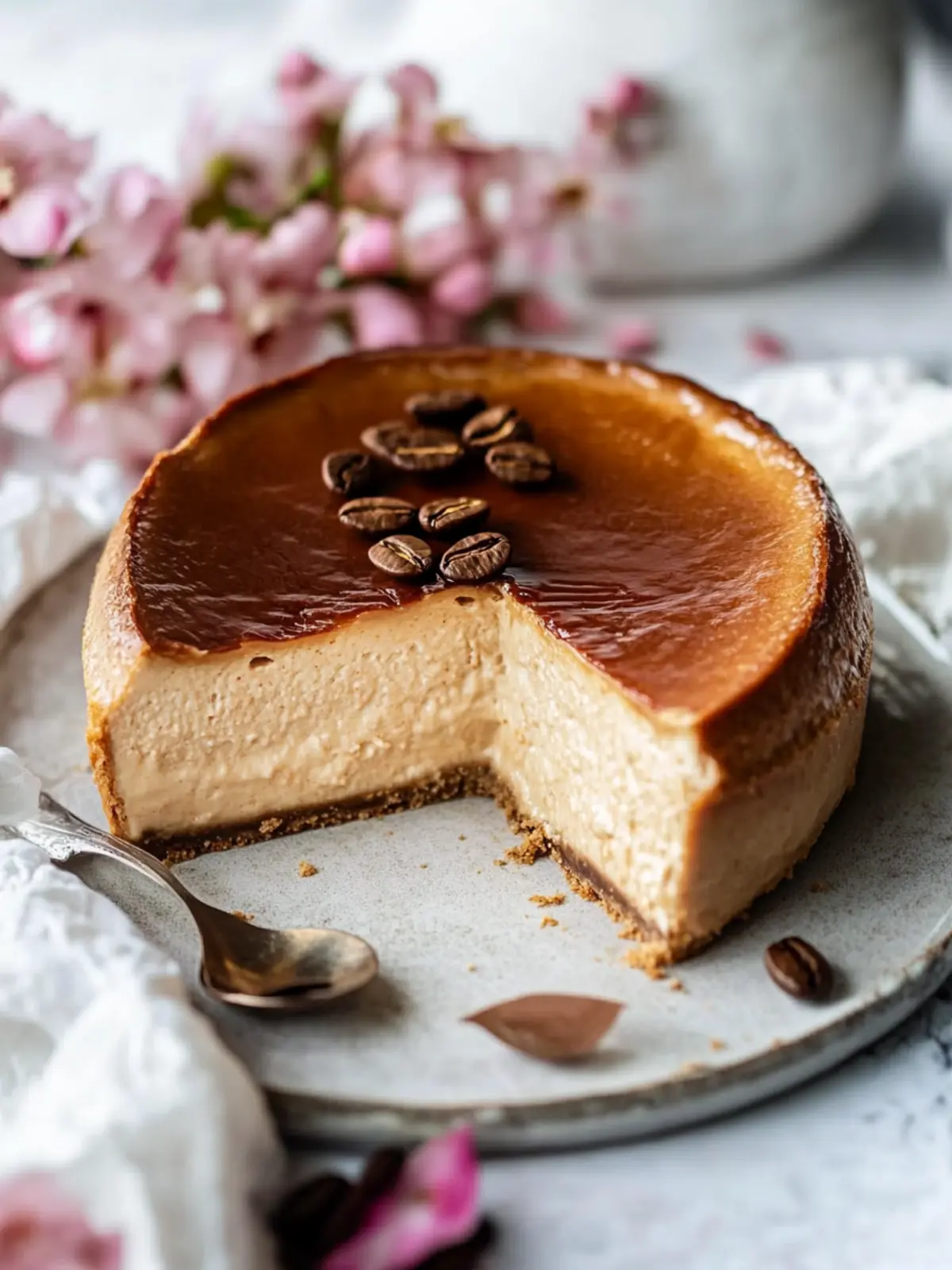 Ultimate Vietnamese Coffee Basque Cheesecake – Deliciously Creamy