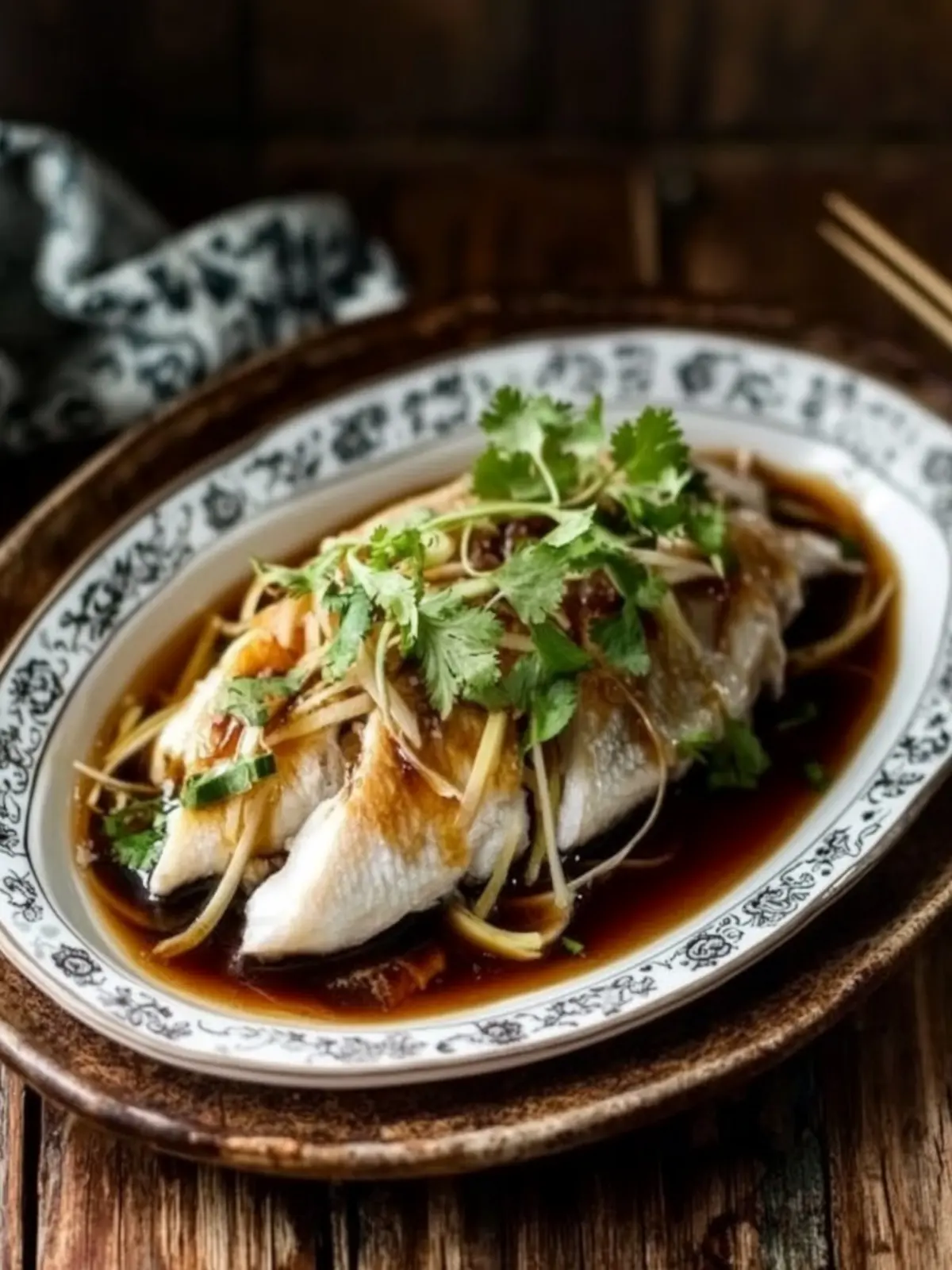 Easy Chinese Steamed Fish with Delicious Ginger Infusion